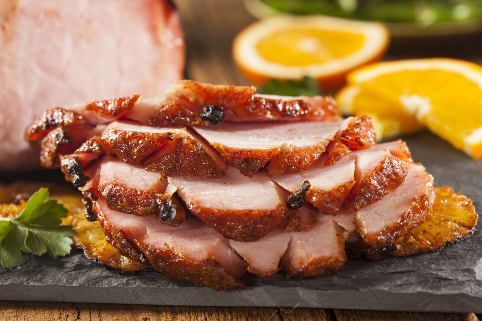 Savory Mustard Molasses Glaze for Ham - saucefreaks.com