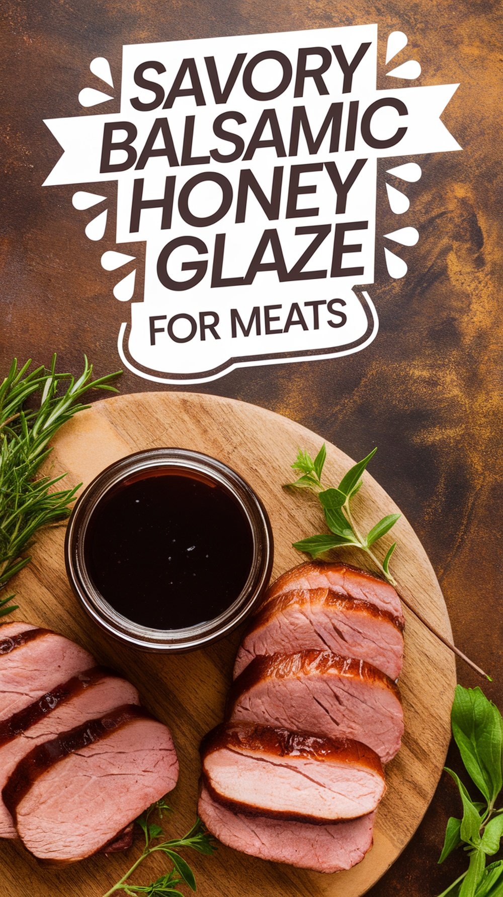 Savory Balsamic Honey Glaze for Meats - saucefreaks.com