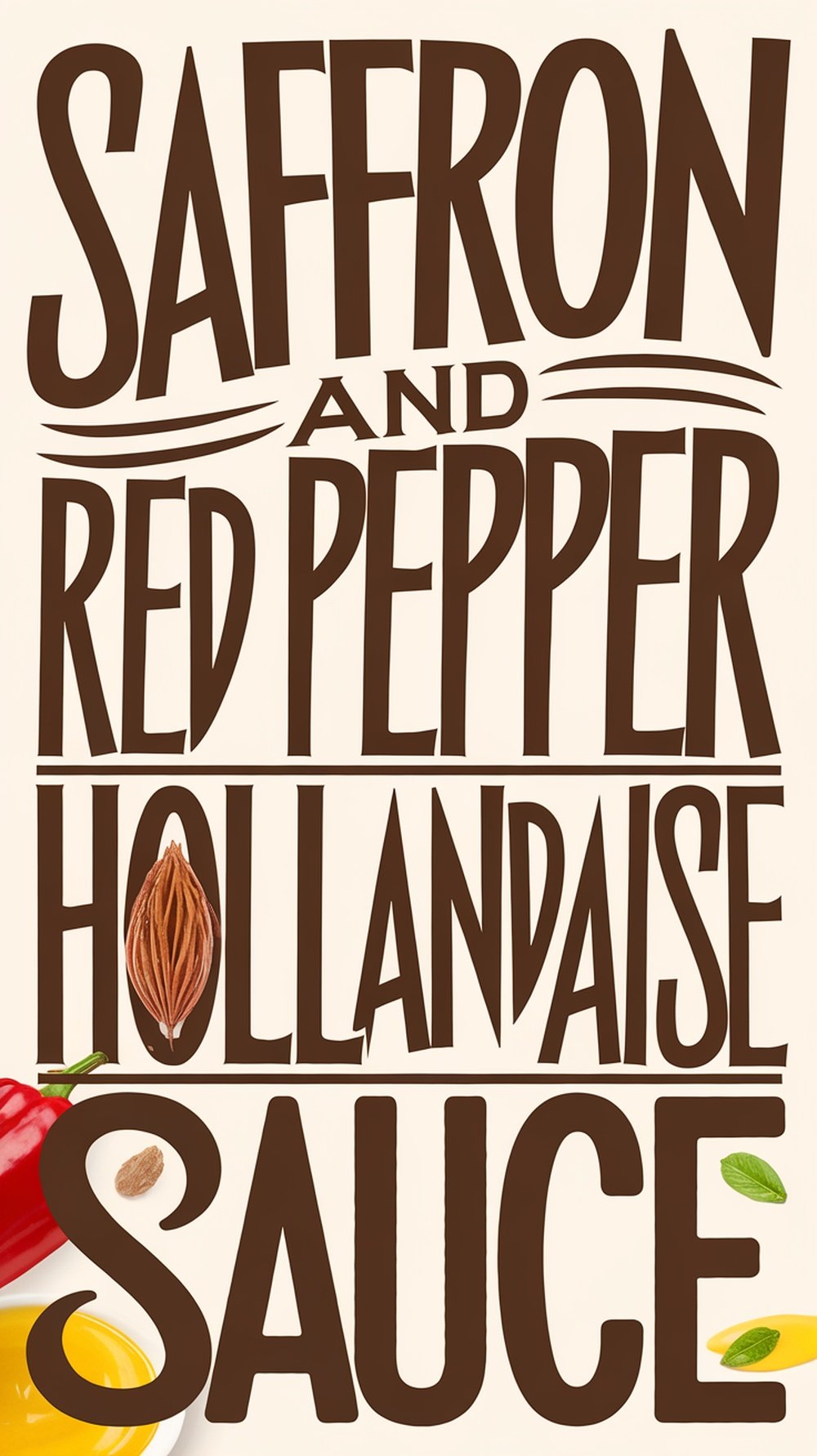 Saffron and Red Pepper Hollandaise Sauce - saucefreaks.com