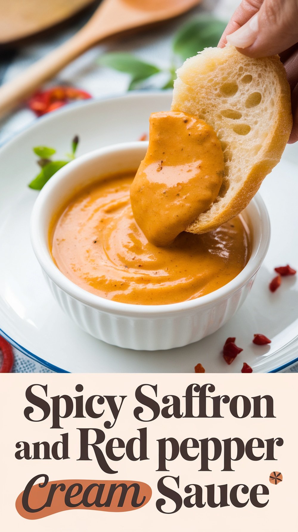Spicy Saffron and Red Pepper Cream Sauce - saucefreaks.com