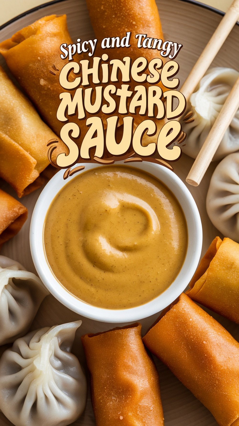 Spicy and Tangy Chinese Mustard Sauce - saucefreaks.com