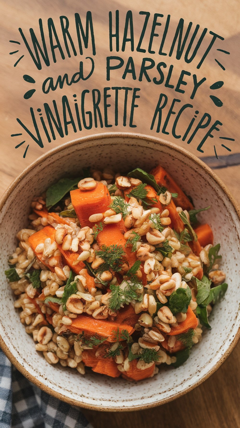 Warm Hazelnut and Parsley Vinaigrette Recipe - saucefreaks.com